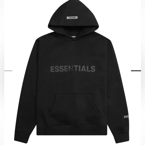 Essentials | Shirts | New Essentials Oversized Hoodie In Black Ss2 ...